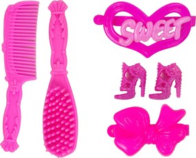 LEAN Toys Panenka princezna s bílým koníkem – figurky a doplňky