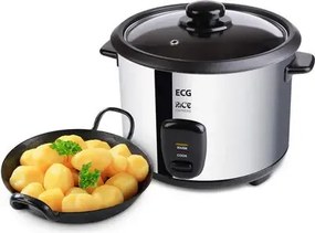 ECG RZ 19 stříbrná / rýžovar / 700 W / 1.8 L