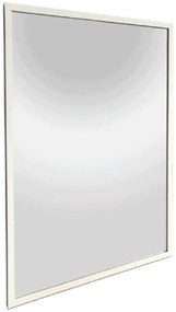 Zrcadlo Naturel Oxo v bílém rámu, 60x80 cm, ALUZ6080B