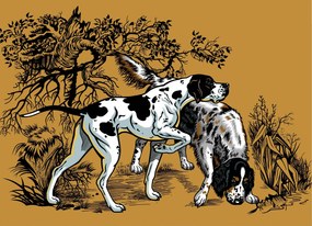 Malvis ® Tapeta Síla psů Vel. (šířka x výška): 144 x 105 cm