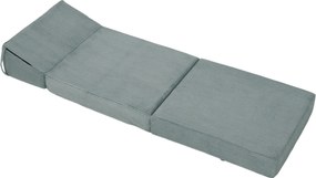 Skládací matrace/křeslo, 2v1, mentolová, PELOS