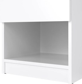 FALCO Noční stolek Simplicity 238 bílý lesk