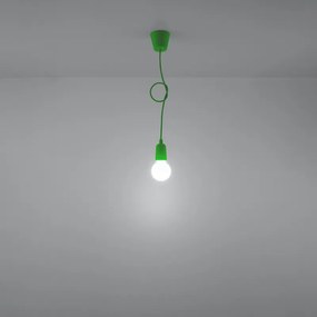 DIEGO 1 Závěsné světlo, zelená SL.0581 - Sollux