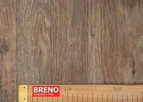 Breno PVC PRESTO PLUS Aspin 846 - tmavé dřevo, šíře 300 cm
