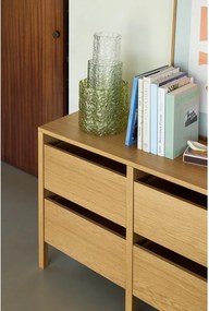 Komoda v dekoru dubu v přírodní barvě 150x65x40 cm Forma – Hübsch