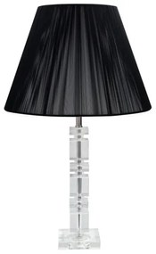 Stolní lampa s černým kloboukem 118204