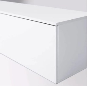 TV stolek 2,4 lesklá bílá Legs Box