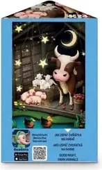 Dino Puzzle triangl Zvířátka na farmě / 24 dílků / od 4 let