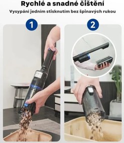 Bravo AKU ruční vysavač s vysokým výkonem a BLDC motorem B-1938 VERO černomodrý