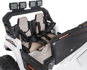 Elektrické autíčko Extreme Sport 4x4 bílé