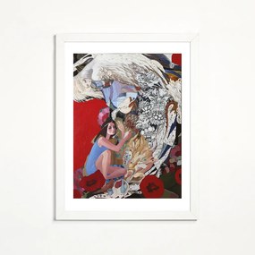 Yulia Novikova | Rajská zahrada Rám: Černý, Velikost: 40 x 30 cm