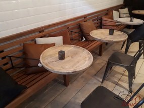 Nástěnný otáčecí bistro stolek BAR - Ø 55*80cm