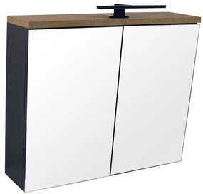Comodo Zrcadlová skříňka Orion L 80 ZS LED-B s osvětlením Any LED 30 B, černá