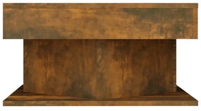 Konferenční stolek kouřový dub 57 x 57 x 30 cm kompozitní dřevo - Default Title