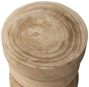 WOOOD Stolička BIKKEL světlá Ø28 cm 377152-NAA
