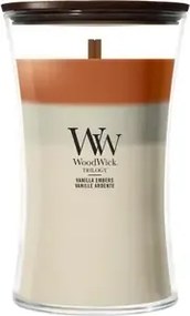 WoodWick Trilogy Vanilla Embers svíčka velká