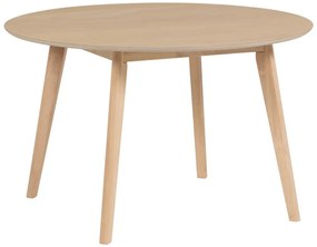 OnaDnes -20% Dřevěný kulatý jídelní stůl Kave Home Batilde 120 cm