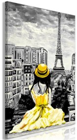 Obraz - Barva Paříže - žlutá 60x90