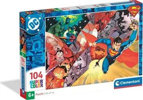 CLEMENTONI Puzzle Superman / 104 dílků / od 6 let
