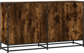 Příborník kouřový dub 134 x 35 x 76 cm kompozitní dřevo 3300817
