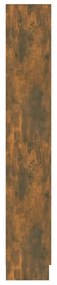 Petromila Knihovna kouřový dub 82,5 x 30,5 x 185,5 cm kompozitní dřevo