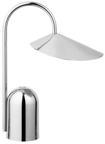 Ferm Living Stmívatelná LED lampa Arum Stainless Steel, stříbrná barva, kov
