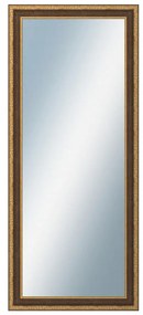 DANTIK - Zarámované zrcadlo - rozměr s rámem cca 60x140 cm z lišty KLASIK hnědá (3004)