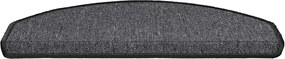 Schodové rohože 30 ks 65 x 24 x 4 cm antracitové, půlkulaté, velké 3365749