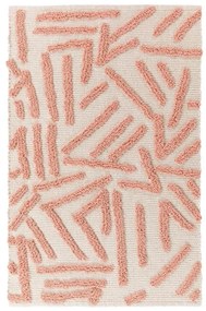 Růžovo-krémový pratelný koberec 60x90 cm Athena – douceur d'intérieur