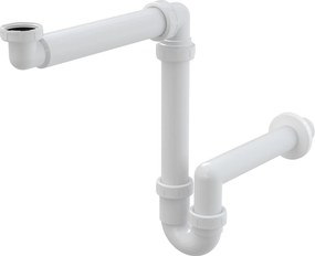 Alcaplast A434 sifon umyvadlový pod autom. zátku DN40 5/4" prostorově úsporný Koupelny Bernold