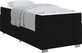 Rám postele s matrací Černá 90 x 200 cm textil 3399161