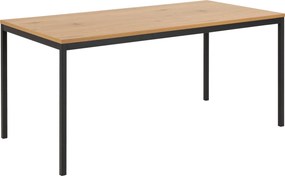 XXXLutz JÍDELNÍ STŮL, černá, barvy dubu, 160/80/74 cm P & B - Online Only jídelní stoly - 001749057001