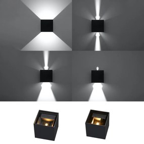 Nástěnné LED svítidlo Luca, 1x LED 6w, 3000k, b
