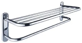 Nimco - Polička na ručníky s držákem, délka 62 cm, nerez PO 7061-18