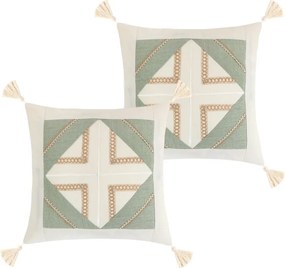 Bellatex Povláček PERU SET 2ks Béžová 40x40 cm