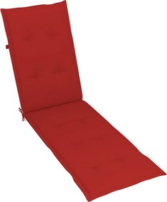 Zahradní křeslo s podnožkou a poduškou masivní akácie 3064035