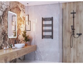 Erga Basic, topné těleso 900x500 mm, 353 W, černá matná, ERG-LAV-BASIC-9050-BK