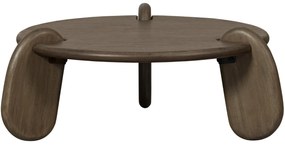 Hoorns Hnědý dřevěný konferenční stolek Ruthie 100 cm