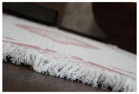 Luxusní kusový koberec akryl Sergej starorůžový 80x300cm