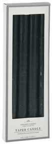 Poop ARÔME Sada vysokých rustikálních svíček 4 ks, 25 cm, barva černá