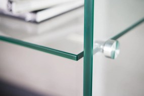 Designová konzola Phantom 100 cm sklo