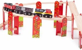 Bigjigs Rail Víceúrovňový set kolejí / od 3 let