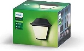 PH 17389/30/PN Serres SVÍTIDLO VENKOVNÍ NÁSTĚNNÉ E27 ma. 42W, IP44, černá - PHILIPS (915005554201)