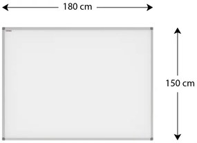 Magnetická tabule 180 x 150 cm ALLboards PROJECTION MEGA1815