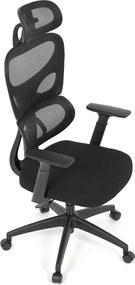 Ergonomická kancelářská židle LEXON - černá síťovina