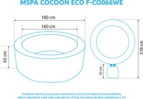 Mspa | Vířivý bazén MSPA Cocoon ECO F-CO066WE | 11400307