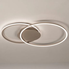 Stropní stmívatelné LED svítidlo Omega 750 Dark Taupe Big