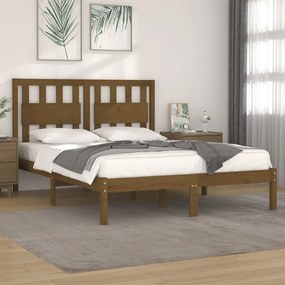 vidaXL Rám postele masivní borovice 120 x 200 cm [3103930] Barva: medová hnědá