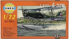 SMĚR Plastikový model Letov Š-328 / 19x14,4 cm / od 8 let