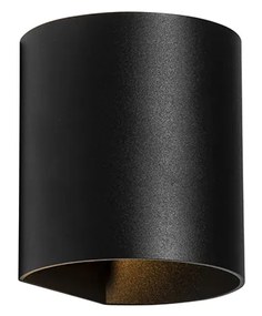 Chytré nástěnné svítidlo černé vč. WiFi G9 - Sabbio